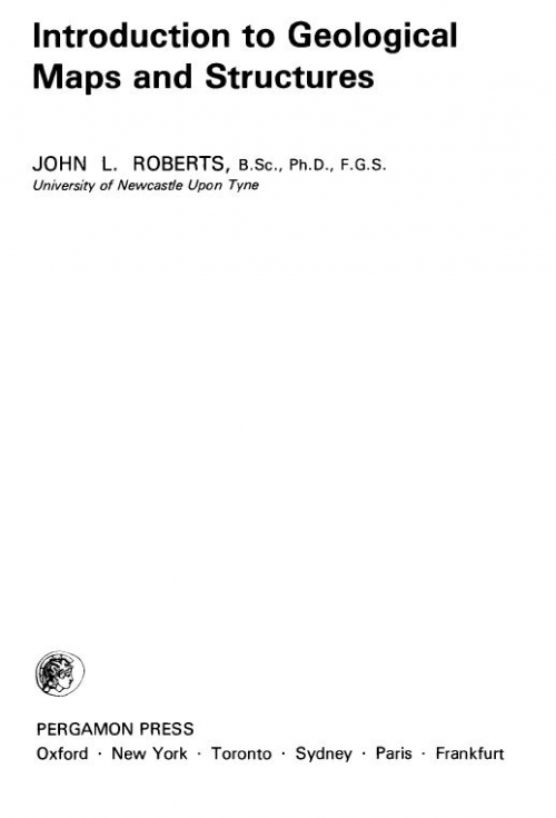 Introduction to geological maps and structures / Введение в геологическое картирование и ...